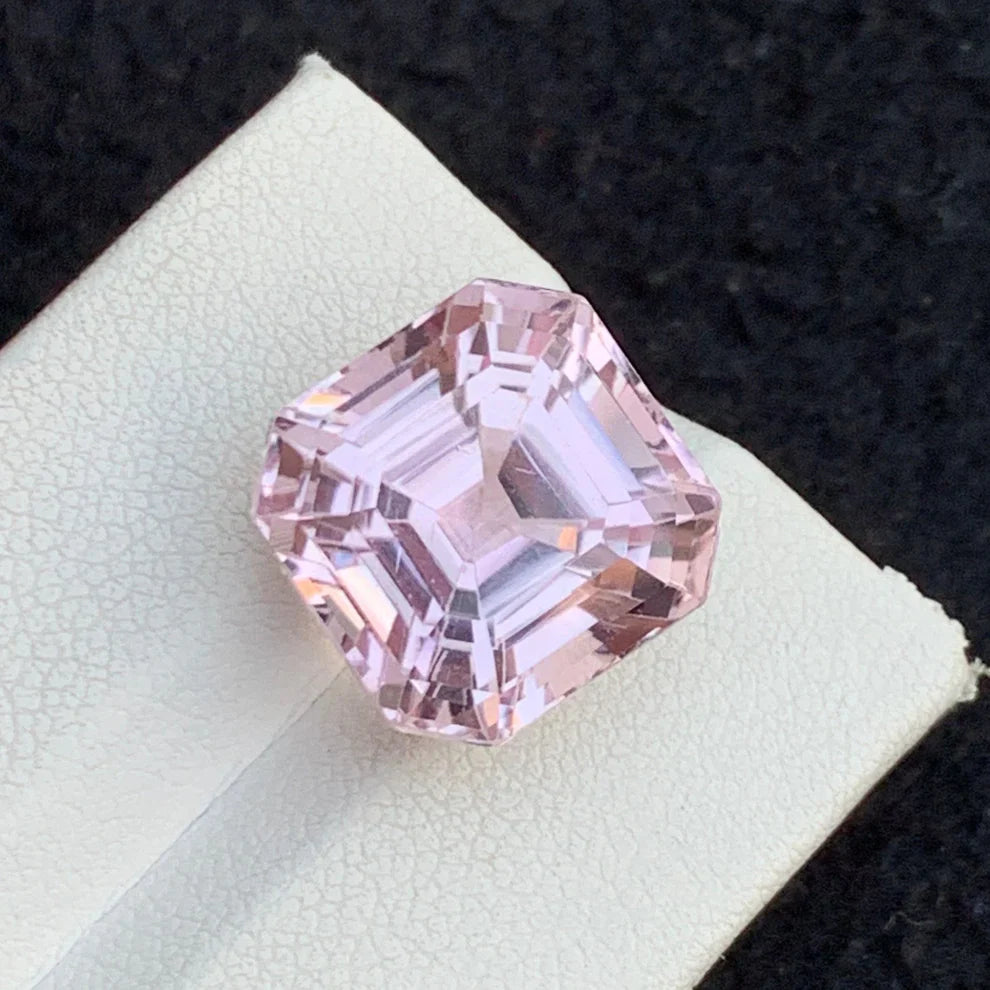 Natural Pink Kunzite Gemstones | Pear, Asscher & Cushion Cut Kunzite
