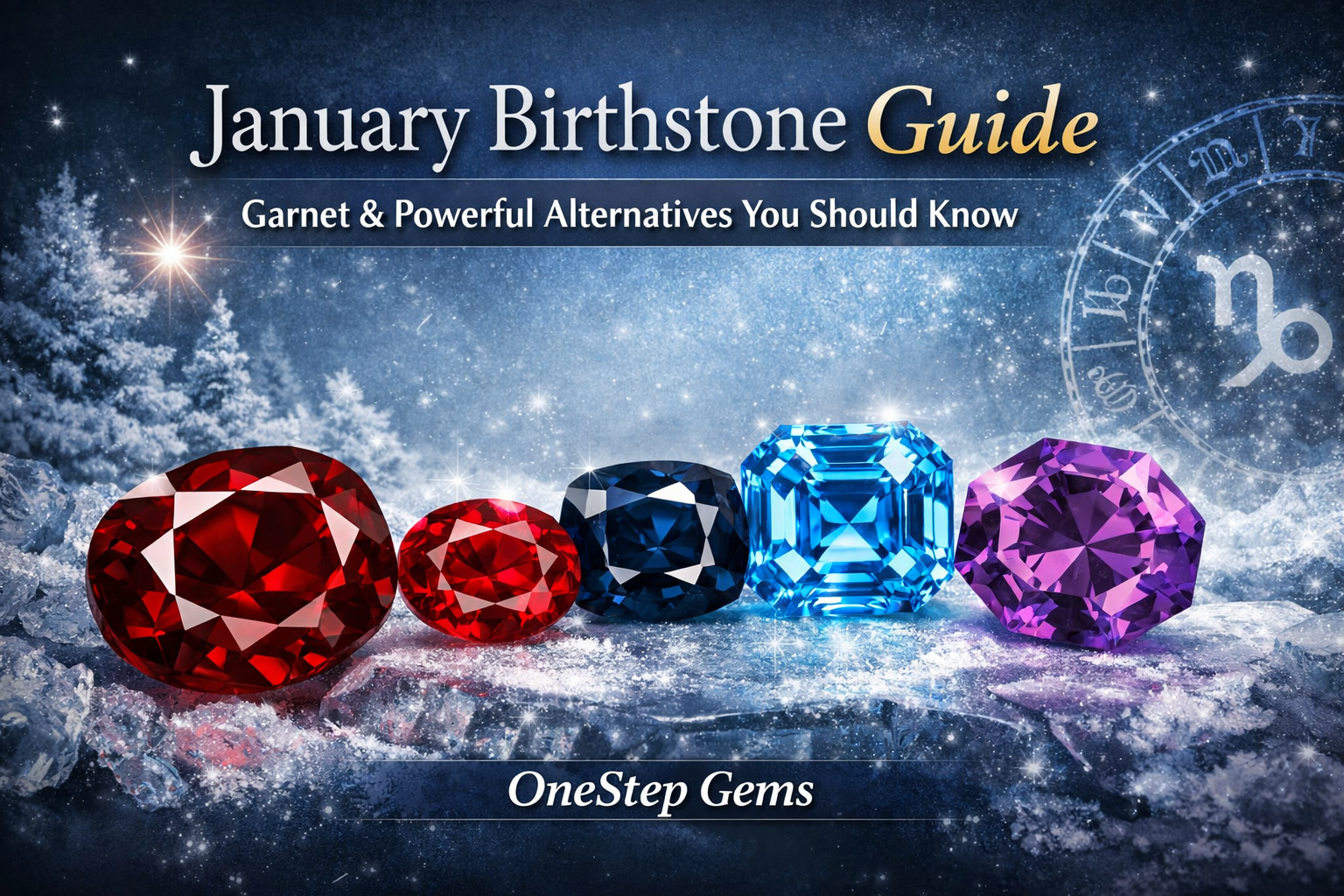 January Birthstone Guide: Garnet & Rare Alternatives | OneStep Gems