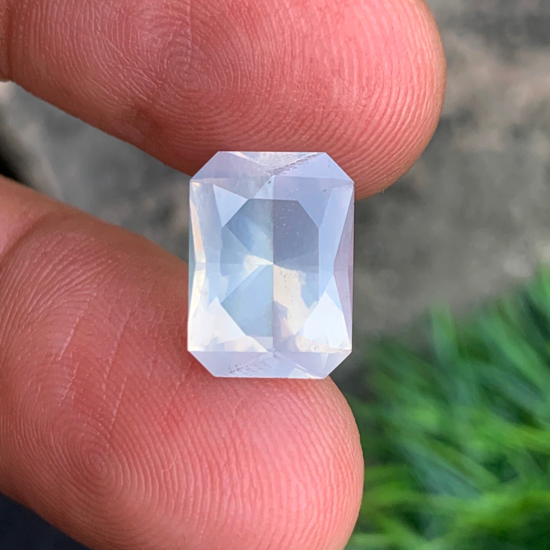 Buy Natural Milky Quartz 5.35 Carat Fancy Cut | White Moonstone ...