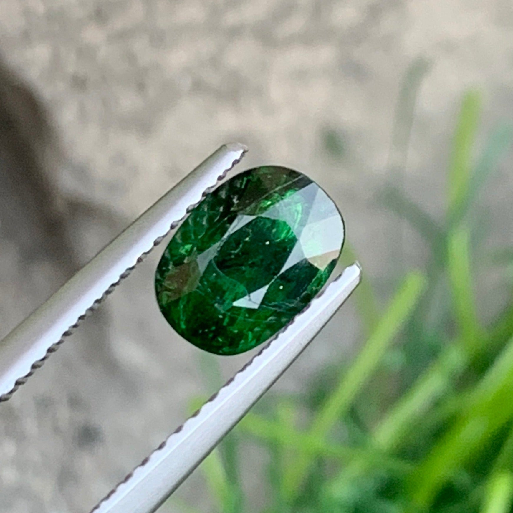 1.60 Cts Tsavorite Garnet – Cushion Cut Loose Gemstone from Kenya ...